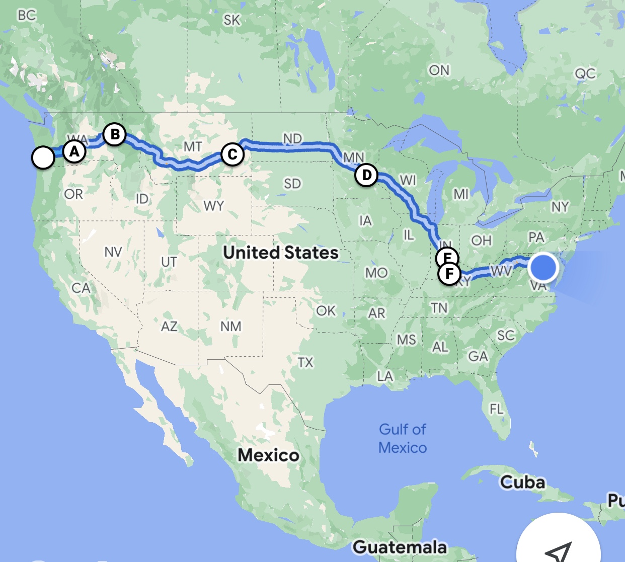 Postcard: Country Roads, Take Me Home – Collecting Postcards